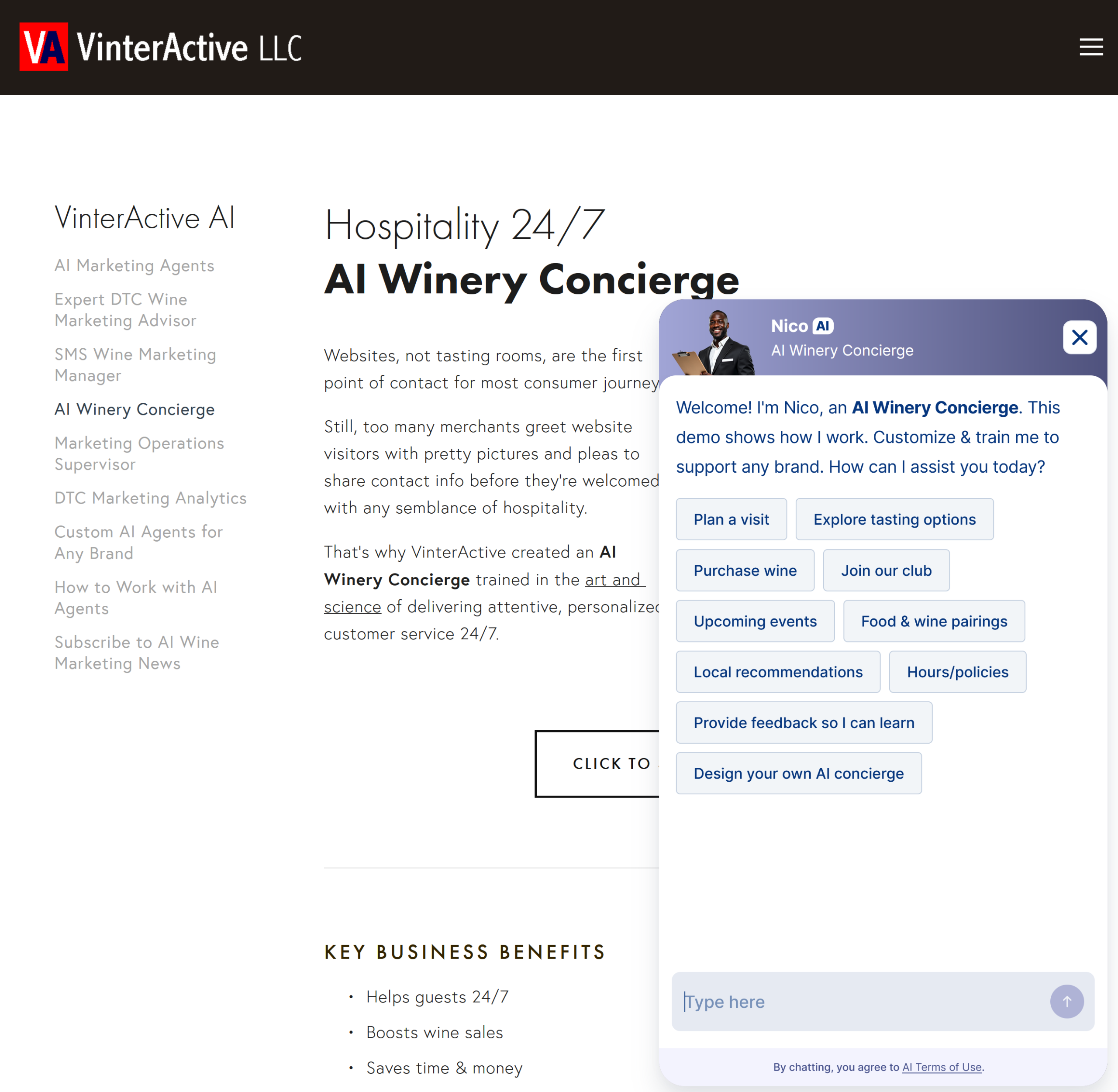 AI-Powered Winery Concierge Delivers 24/7 Hospitality to Sell More Wine ...